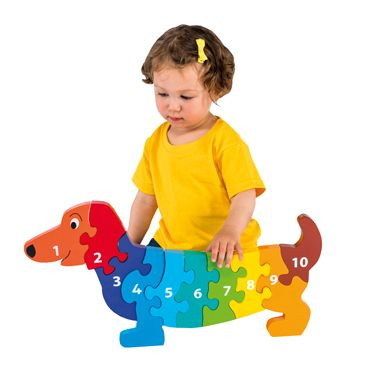 Jumbo Dog 1-10 Linking Jigsaw Puzzle | EYR