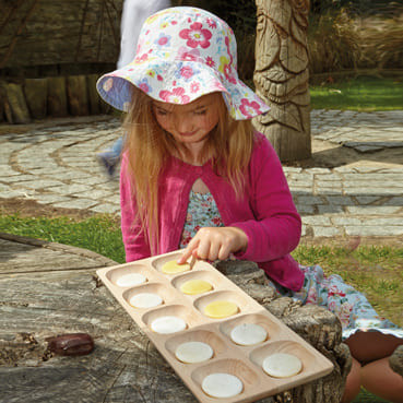 Wooden Ten Frame Tray | Early Years Resources