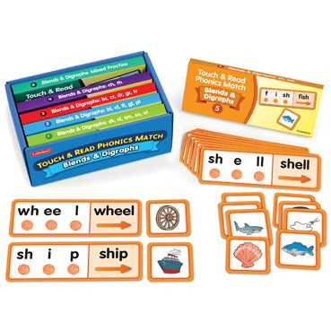Lakeshore Touch And Read Blends And Diagraphs Match - Early Years Resources
