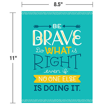 Positive Character Traits Mini Wall Chart - 12 Traits |EYR