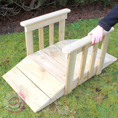 Wooden Play Bridge For Outdoor Learning | Early Years Resources