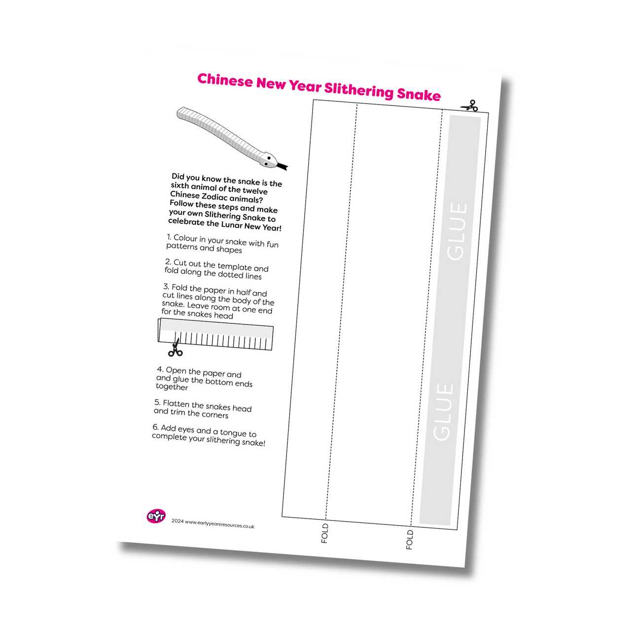 Lunar New Year Slithering Snake Free Download | EYR