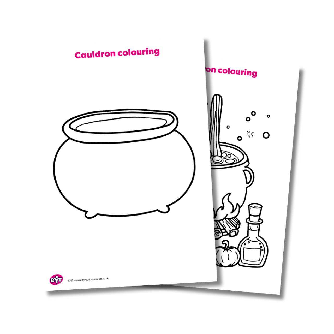 cauldron pictures to colour