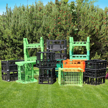 Plastic Milk Crates (4 or 8pk) | Early Years Resources