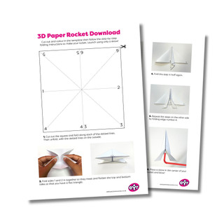 3D Paper Rocket Download | EYR