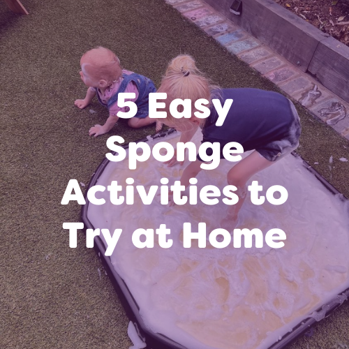 5 Easy Sponge Activities to try at Home - Early Years Resources