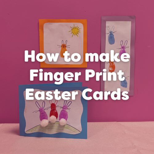 How to make Finger Print Easter Cards - Early Years Resources