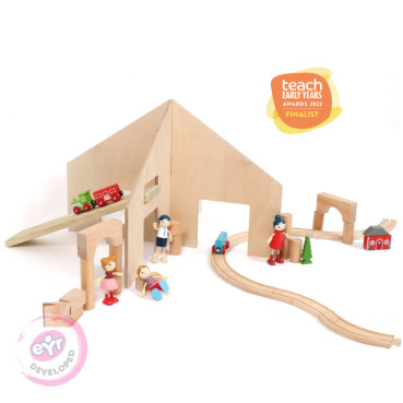 Open Ended Doll's House for Imaginative Play | Early Years Resources