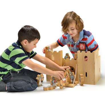 Wooden Fortress Building Blocks - Early Years Resources