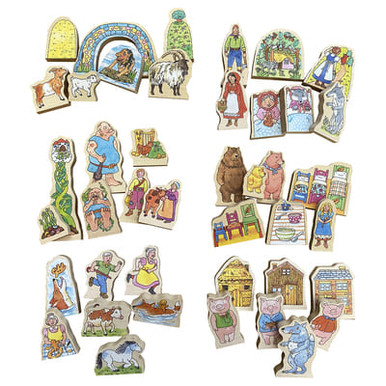 Traditional Tales 6 Stories, 42 Figures | Early Years Resources