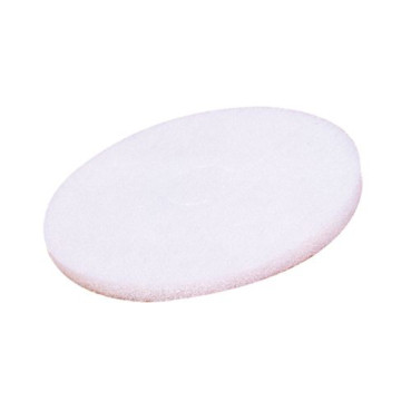 Floor Pad White 17" Polishing - Pack of 5 | EYR