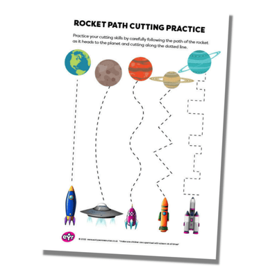 Rocket Path Cutting Practice | EYR