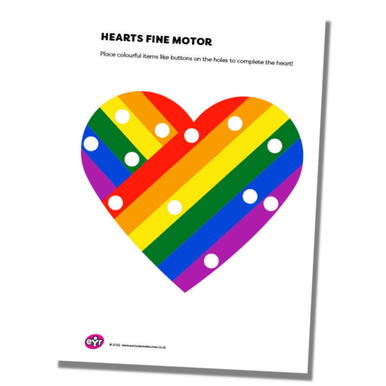 Heart Fine Motor Practice