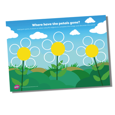 Garden Flowers Fine Motor Practice - Early Years Resources