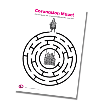 Coronation Themed Maze | EYR