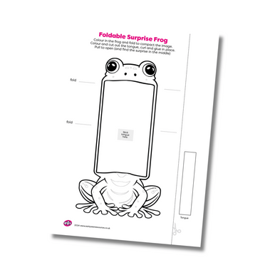 Foldable Surprise Frog Download | EYR