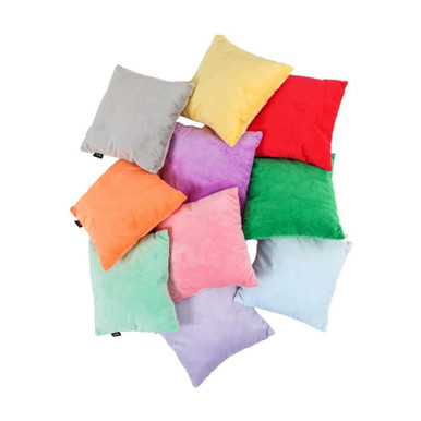 Small Bright Coloured Fleece Cushions | EYR