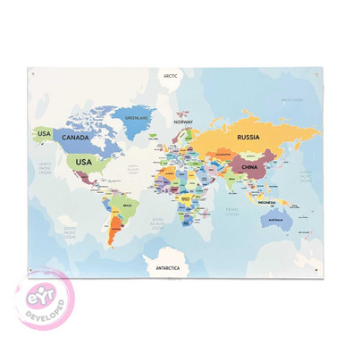 Outdoor World Map Board | EYR
