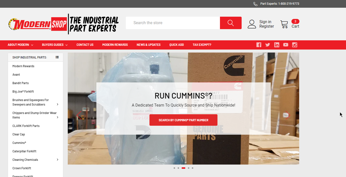 Welcome To The New Look Modern Shop - The Modern Shop