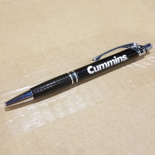 Cummins® Pen (Metal Diamond Cut Accent - Black Ink) - The Modern Shop