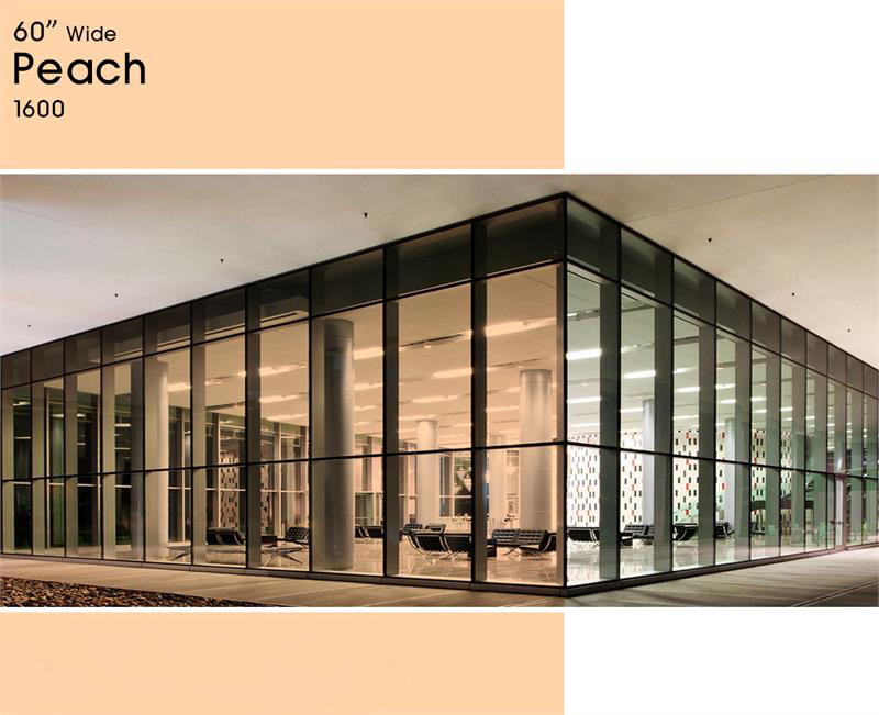Transparent Peach Adhesive Backed Film