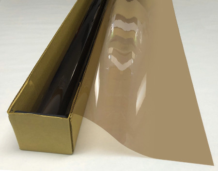 Transparent Hazel Adhesive Backed Film