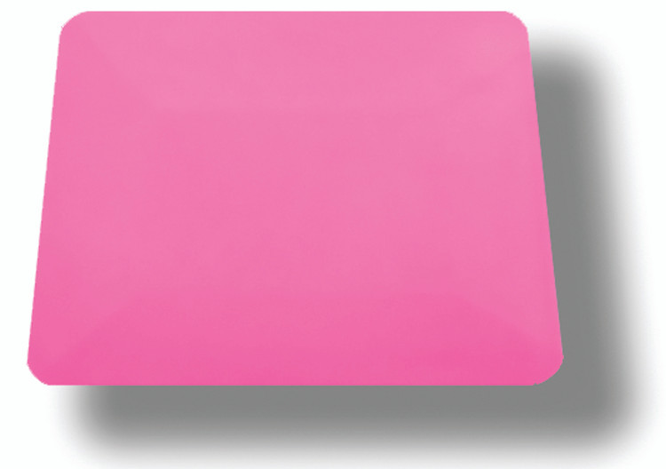 GT086PNK Pink Hard Card Squeegee