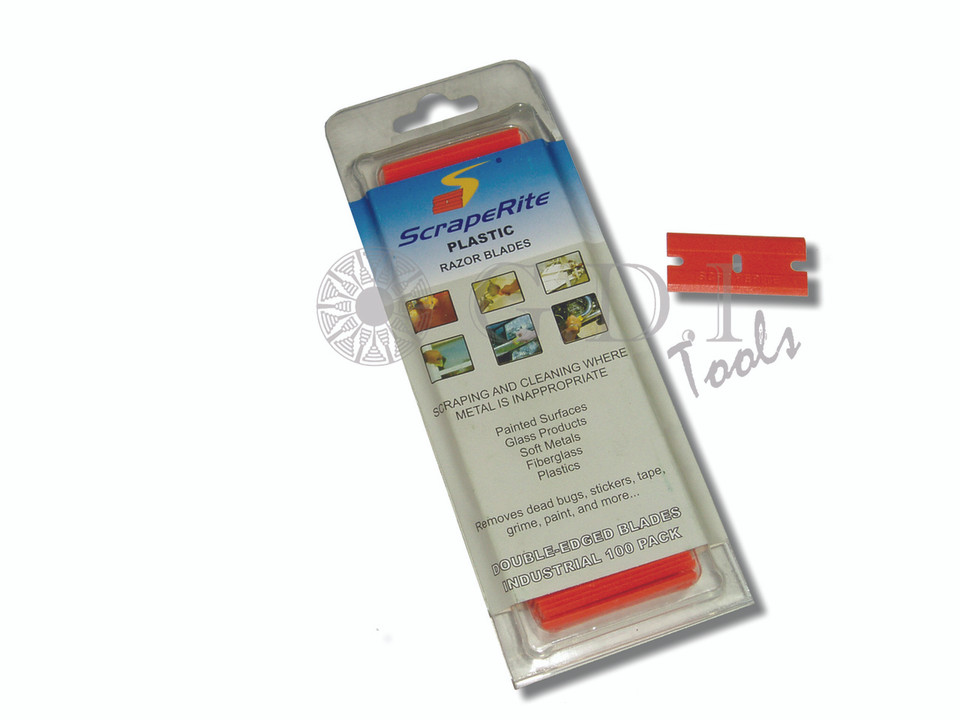 SCRAPERITE PLASTIC RAZOR BLADE