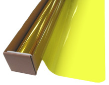 Transparent Light Yellow 80 Adhesive Backed Film