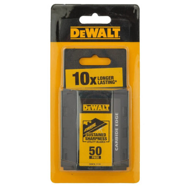 DEWALT 50 Piece Carbide Edge Utility Blades (D-16)