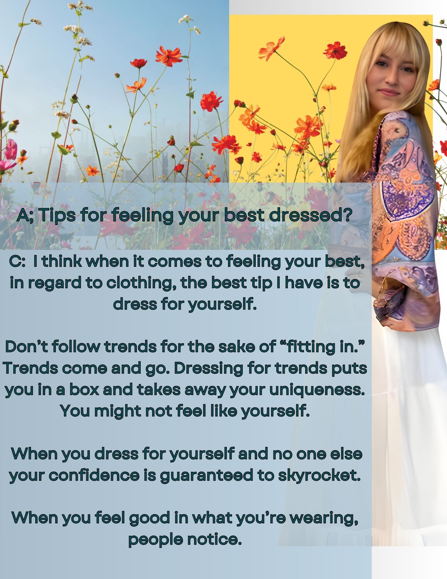 Ambassador SPOTLIGHT “Don’t follow the trends for the sake of fitting ...