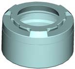 ER11 Zeta Mini Collet Nut - T-Tool USA eShop