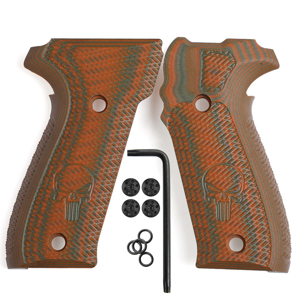 Sig Sauer P226 G10 Grips Tactical Slant with Punisher