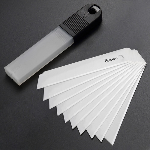 Cool Hand Ceramic Utility Blade, Zirconia Ceramic Blade Box Cutter ...