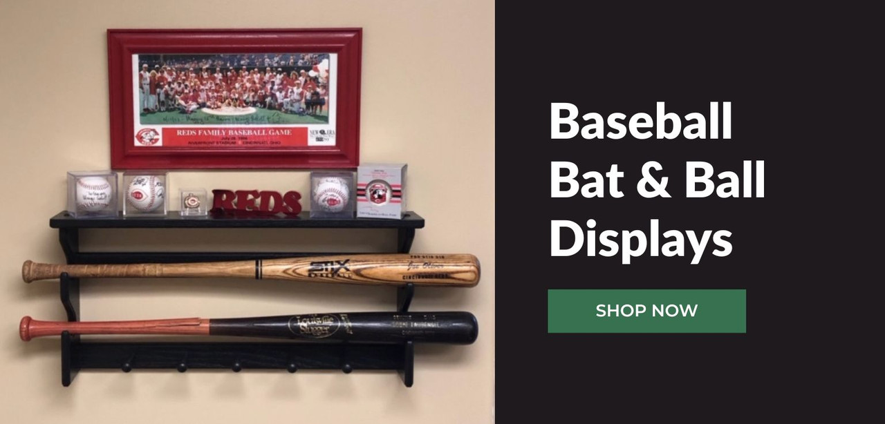 Custom Baseball Bat Racks and Ball Displays