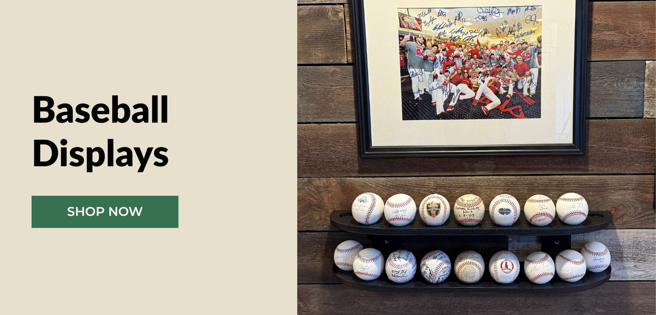 Custom Baseball Bat Racks and Ball Displays