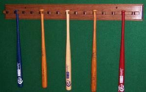 15 Mini Bat Rack, Village Wood Shoppe