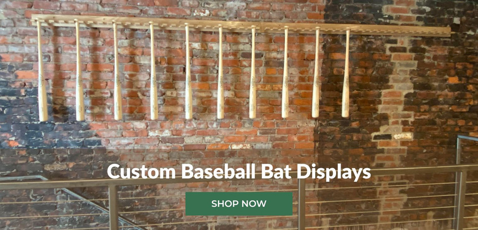 Custom Baseball Bat Racks and Ball Displays
