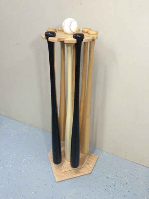 10 Bat Floor Model Bat display Rack