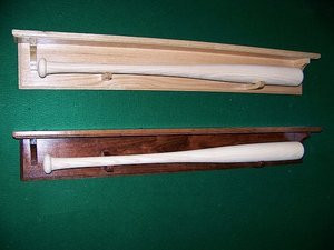 Single Bat Display With Shelf