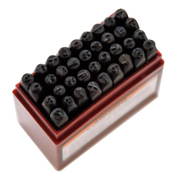 Steel Letter and Number Stamp Set 1/8 inch | Stampington & Company