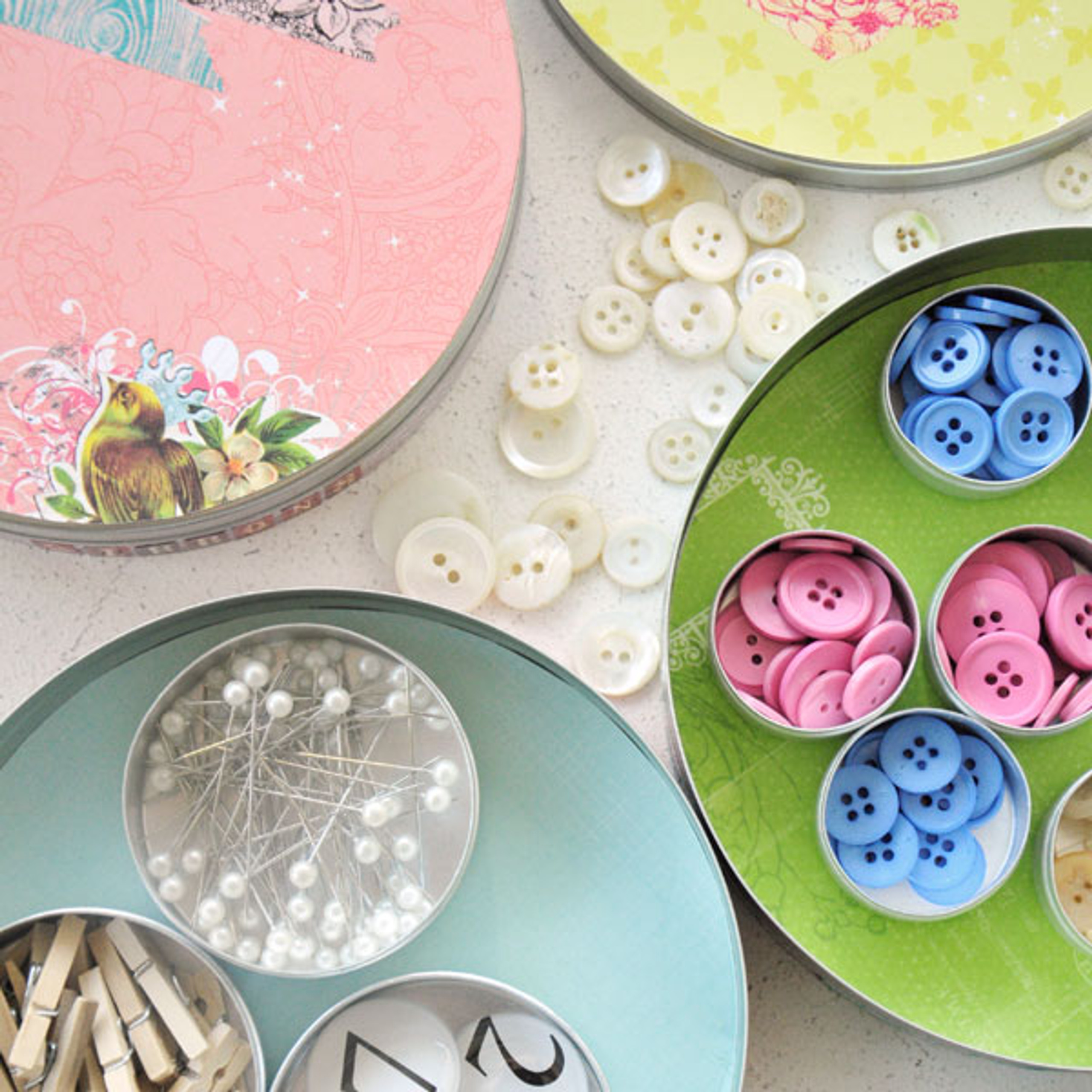 Spring Jubilee Stackable Storage Solution Project - Stampington & Company