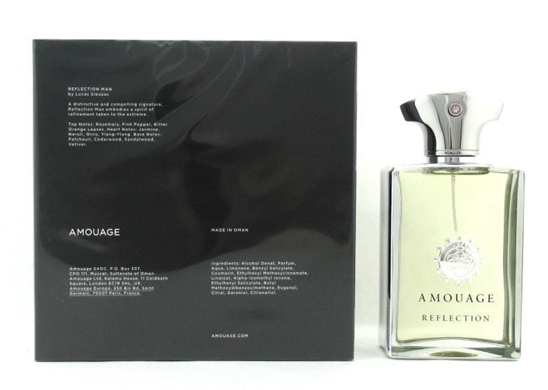 Amouage REFLECTION For Men Eau De Parfum Spray 3.4 oz. New Sealed Box ...