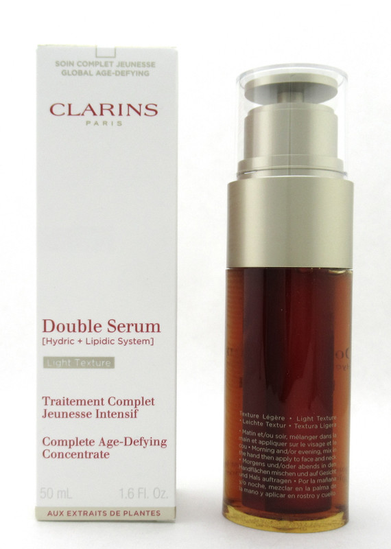 Clarins Double Serum Light Texture Complete Age Control Concentrate 50 ...