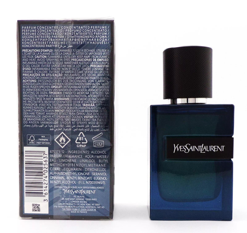 Y by Yves Saint Laurent L'ELIXIR 2.0 oz. YSL Concentrated Parfum Spray ...