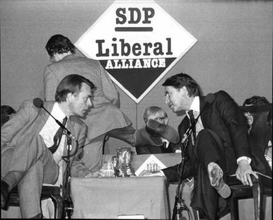 39054299-SDP Liberal Alliance leaders, David Steel, Baron Steel of ...