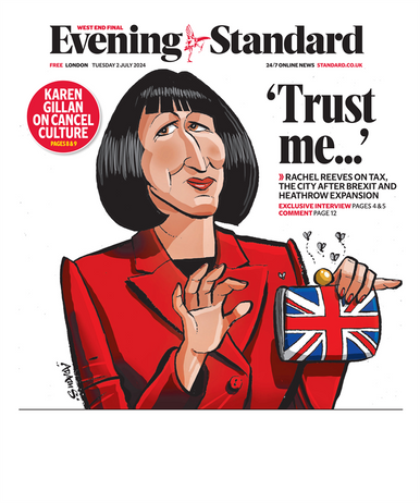 39997089-Evening Standard Front Cover 2 July 2024 - Newsprints