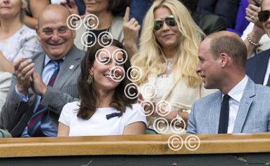 35121071-THE DUCHESS OF CAMBRIDGE ARRIVES ON THE CENTRE COURT AT ...