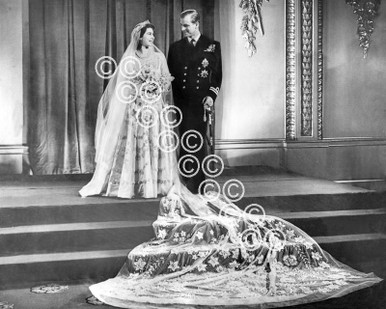 35574588-Wedding of the Princess Elizabeth Queen Elizabeth II and ...