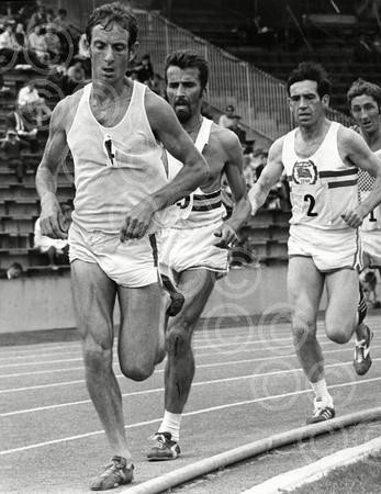 32497505-Olympic Athlete Jim Alder James Alder Front in the 30 kms at ...
